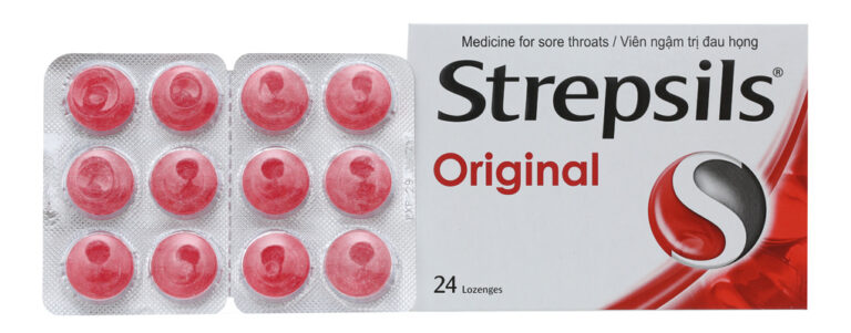 Viên ngậm Strepsils: Các loại hiện có, thành phần và công dụng