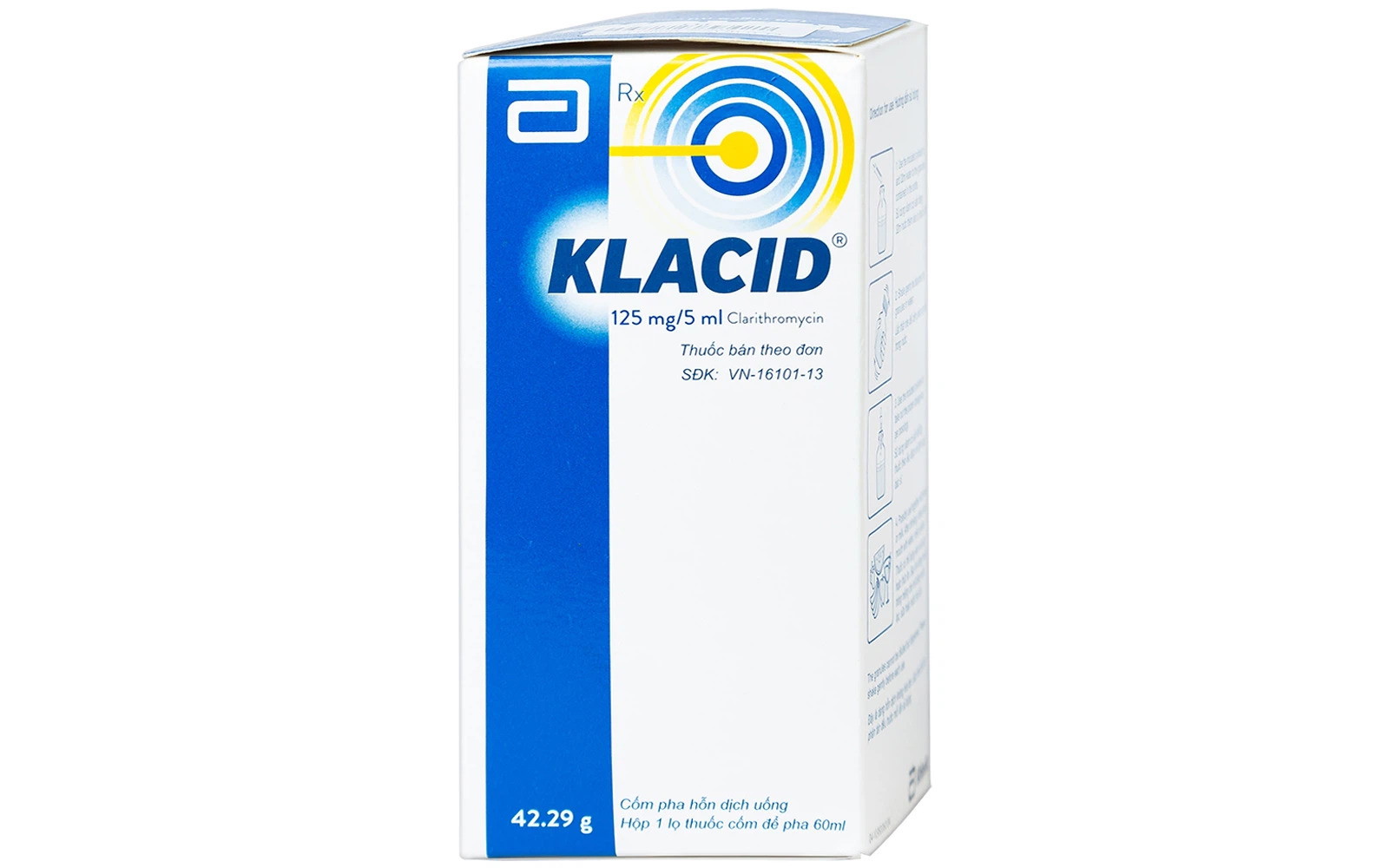 Thuốc Klacid (clarithromycin): Công dụng, cách dùng và lưu ý