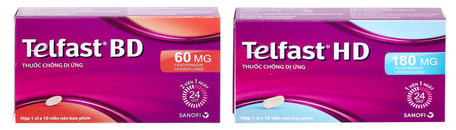 Thuốc fexofenadin (Telfast): Công dụng, cách dùng và lưu ý