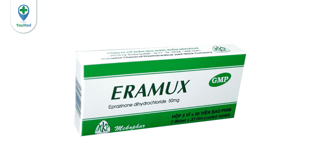 Thuốc Eramux (eprazinone): Công dụng, cách dùng và lưu ý - YouMed News