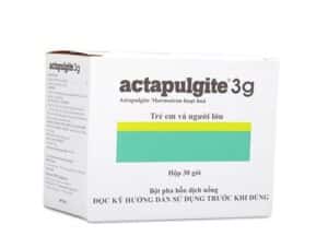 Thuốc Actapulgite® (attapulgite mormoiron): những điều cần biết