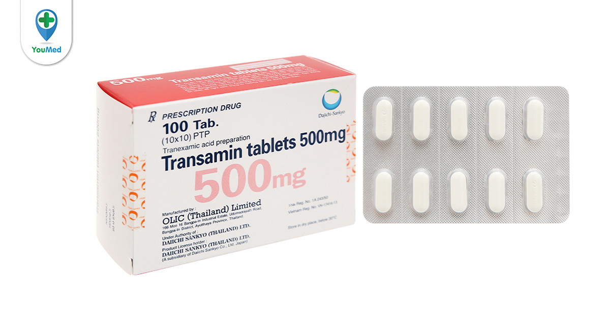Công dụng và liều dùng của transamin 500mg tiêm tĩnh mạch hiệu quả và ...