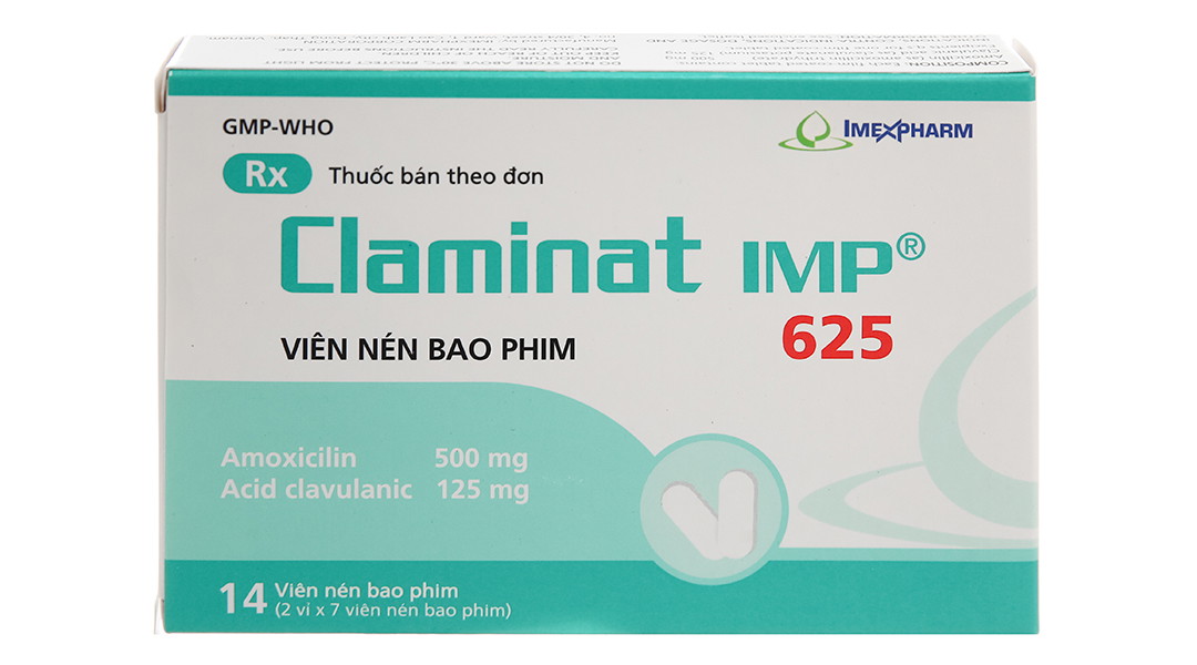 Thuốc Claminat (amoxicillin + axit clavulanic): Công dụng, cách dùng và ...