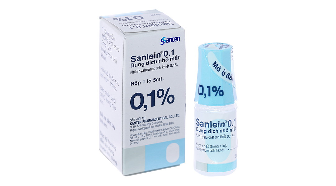 Thuốc nhỏ mắt Sanlein: Công dụng, cách dùng và lưu ý
