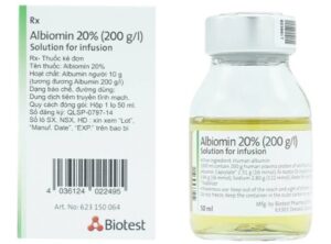 Albiomin 20% là thuốc gì? Công dụng, cách dùng và lưu ý
