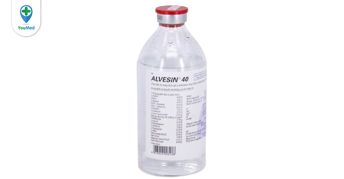 Alvesin là thuốc gì? Công dụng, cách dùng và lưu ý khi dùng
