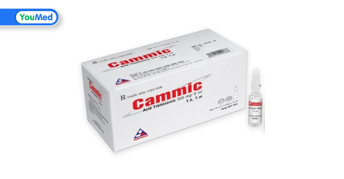 Cammic là thuốc gì? Công dụng, cách dùng và lưu ý khi dùng