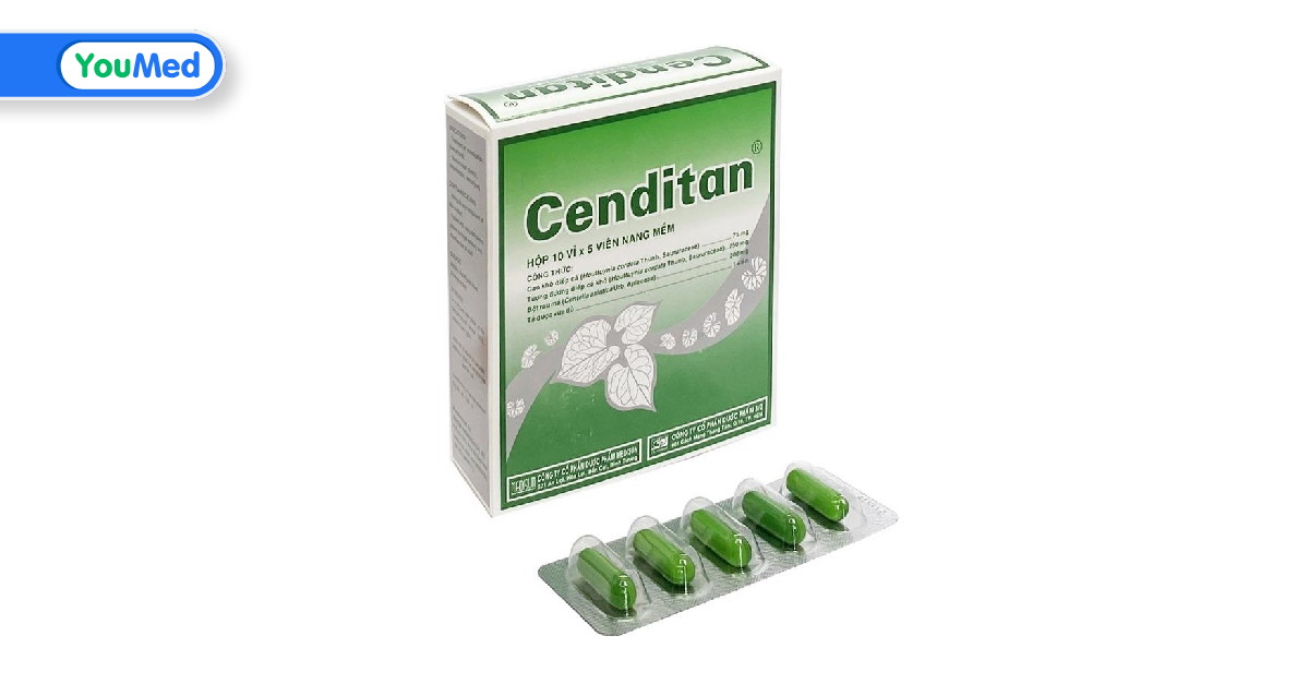 Cenditan là thuốc gì? Công dụng, cách dùng và lưu ý khi dùng