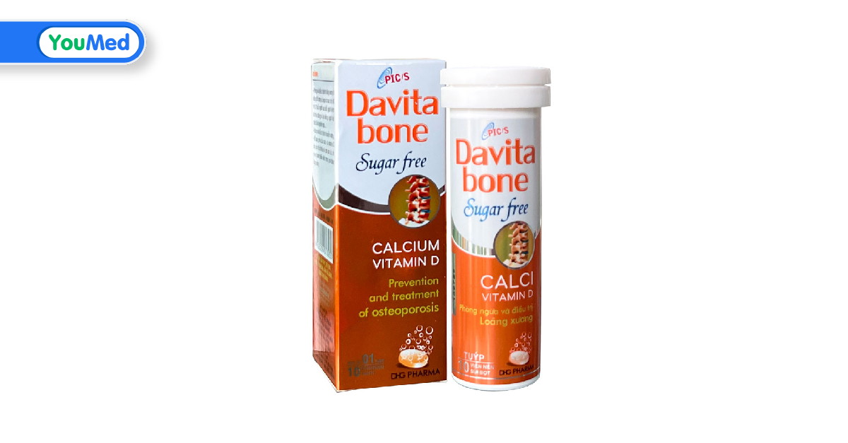 Davita Bone Sugar free là thuốc gì? Công dụng, cách dùng và lưu ý khi ...