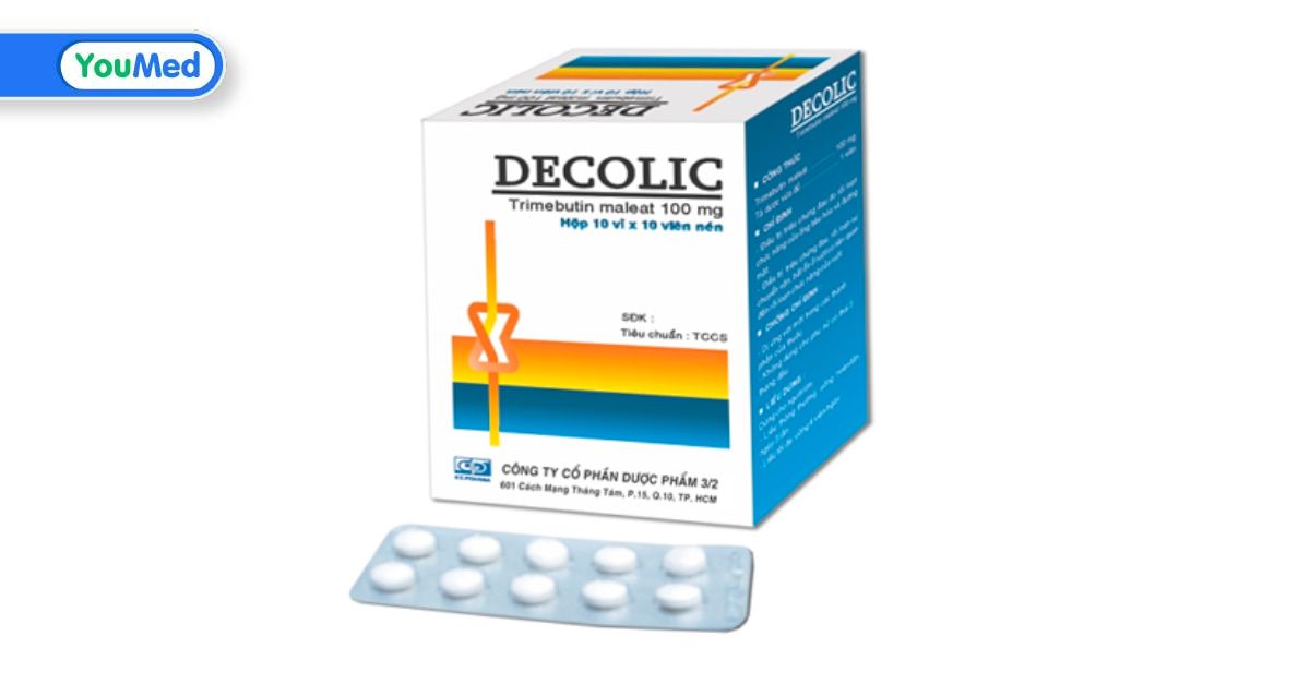 Decolic là thuốc gì? Công dụng, cách dùng và lưu ý khi dùng